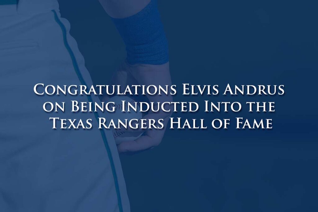 Elvis Andrus Inducted into the Texas Rangers Hall of Fame | TSG Wealth ...